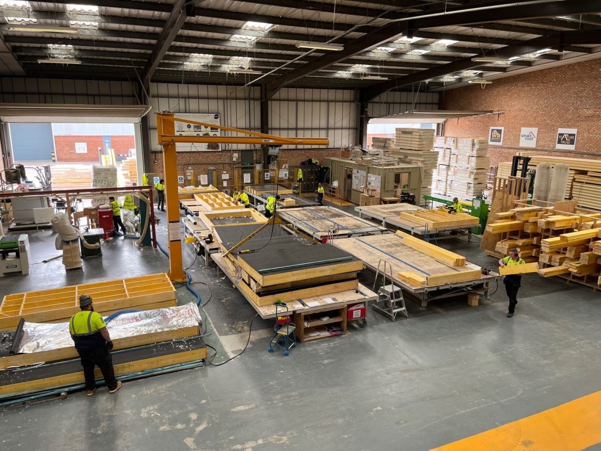 Meanwhile at the timber frame factory... - Adrian James Architects Oxford