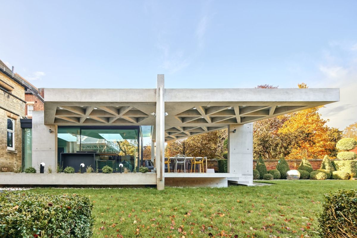 Gazebo Concreto - Adrian James Architects Oxford